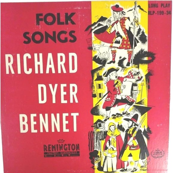 Media | Folk Songs Richard Tyler Bennet High Fidelity Long Playing 33 ...